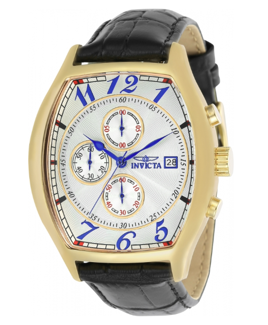 Invicta 14330 Men's Specialty Tonneau Watch with 3 Textured Leather St ...