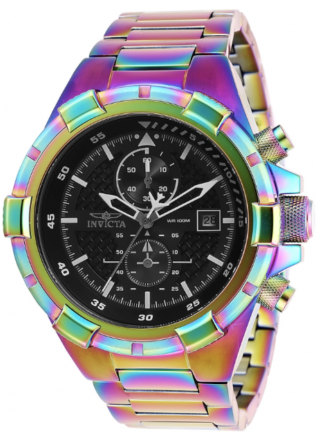 Invicta 28135 Aviator Men's Watch Quartz Iridescent – Prime Time Shop